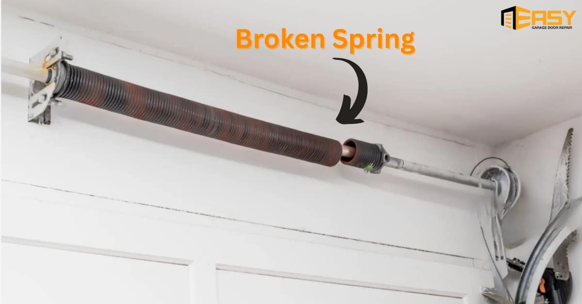 10 Garage Door Broken Spring Symptoms & Their Major Causes